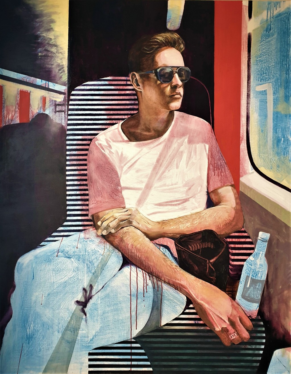 DAN GLADDEN - Mark - train to Paris - STALA CONTEMPORARY