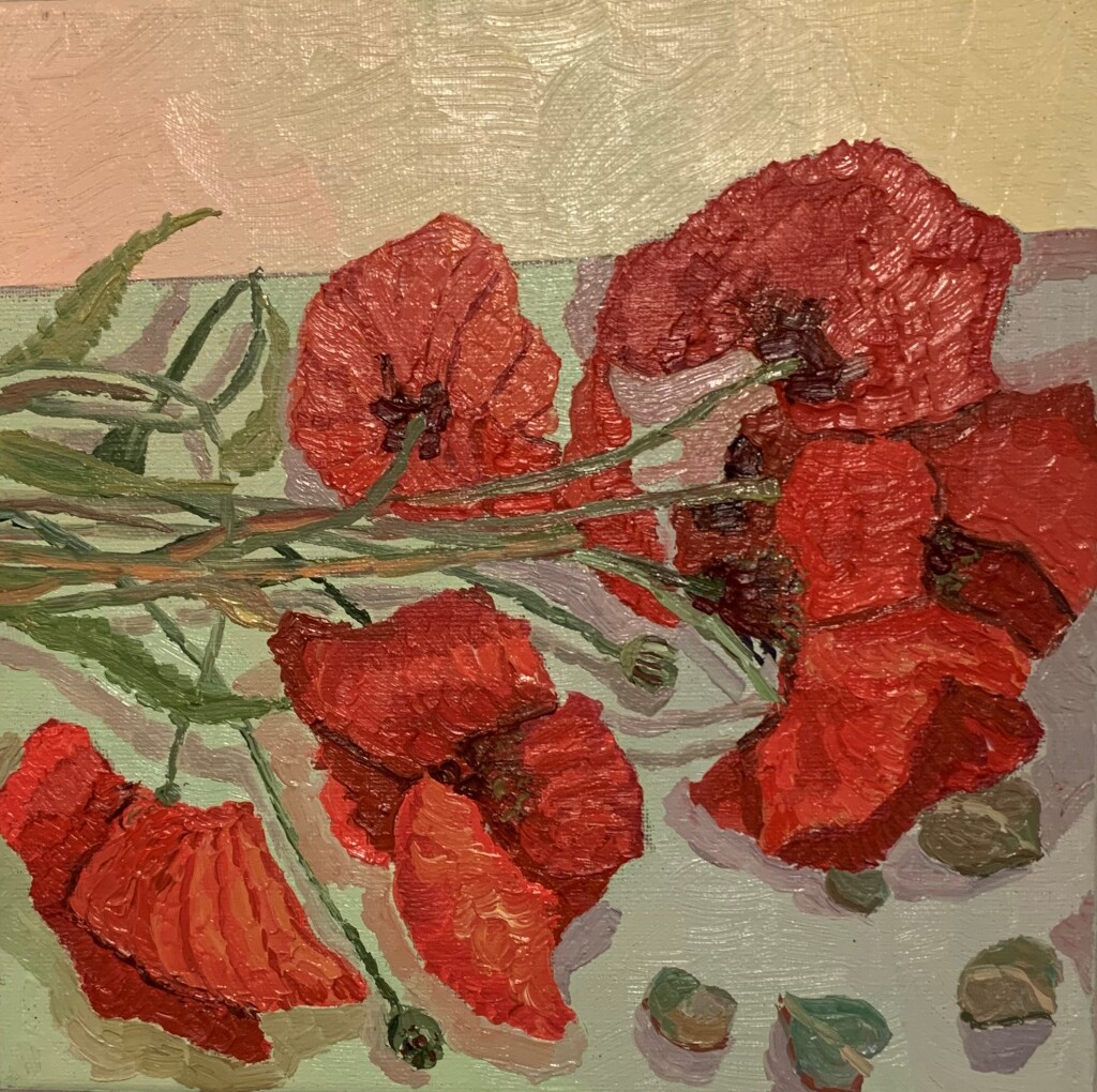 CHLOE TUPPER - Bunch of Poppies Laying - STALA CONTEMPORARY
