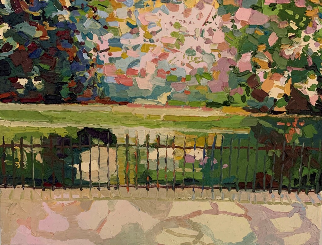 CHLOE TUPPER - Central Park with Fence - STALA CONTEMPORARY