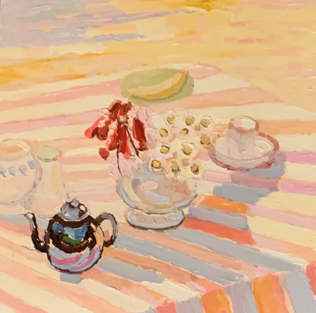 CHLOE TUPPER - Tea Service with Daisies and Teapot - STALA CONTEMPORARY