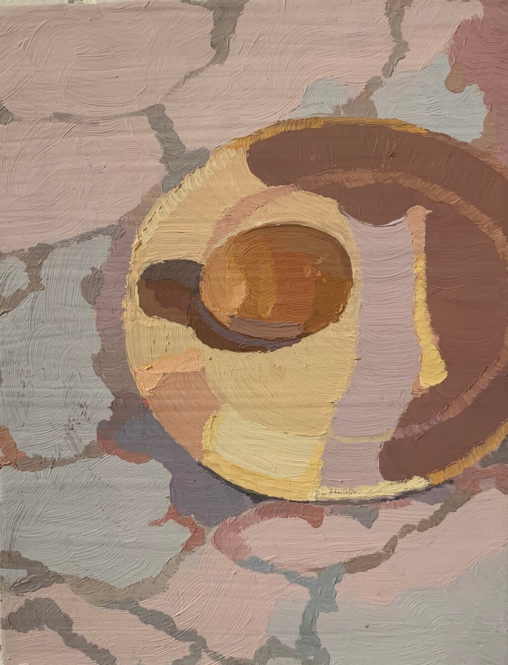 CHLOE TUPPER - Egg on plate (study) - STALA CONTEMPORARY