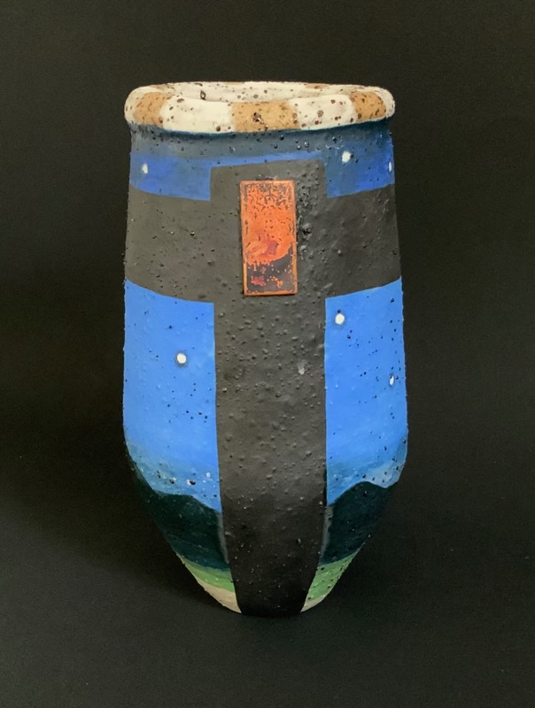 JENNY GILBERTSON (WA) - Homage to Georgia O'keefe - Black Cross with ...