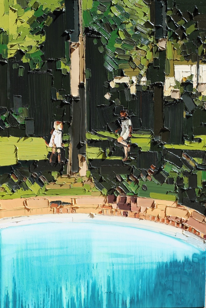 KATHRYN HAUG - By The Pool - STALA CONTEMPORARY